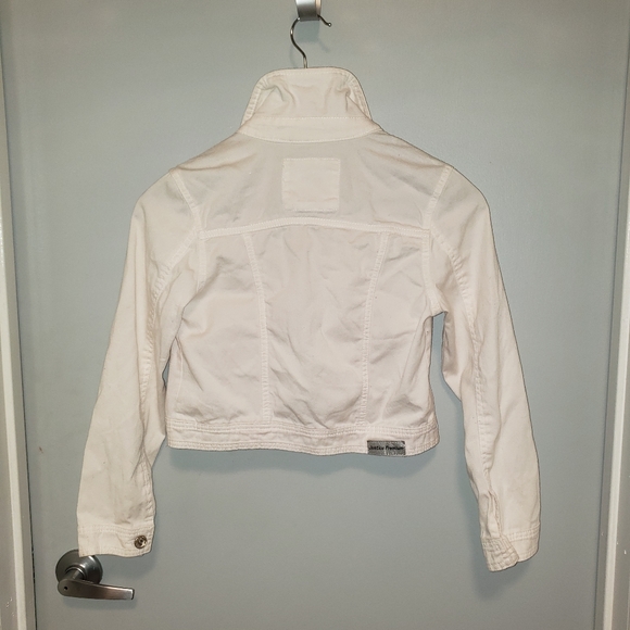 Justice | Jackets & Coats | Justice Girls White Jean Jacket | Poshmark